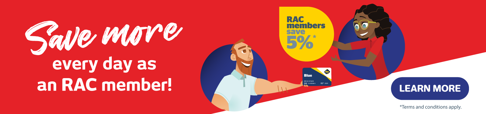 RAC Member Discount Offer - Save Every Day