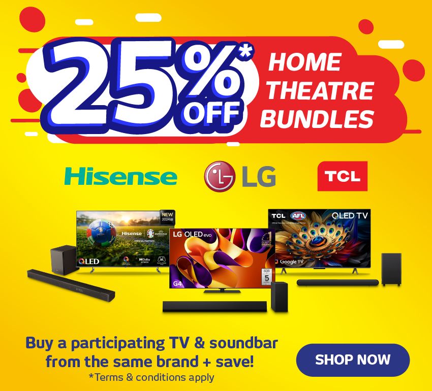 25% Off Selected Home Theatre Bundles | Retravision