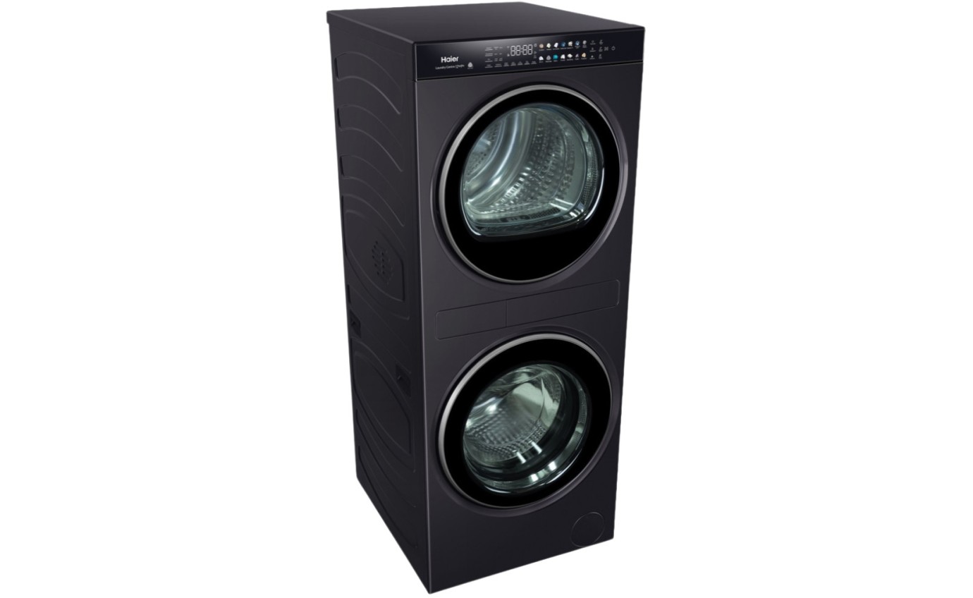 Haier 12kg/9kg Laundry Centre Washer + Heat Pump Dryer HLC1290CTB1 | Retravision