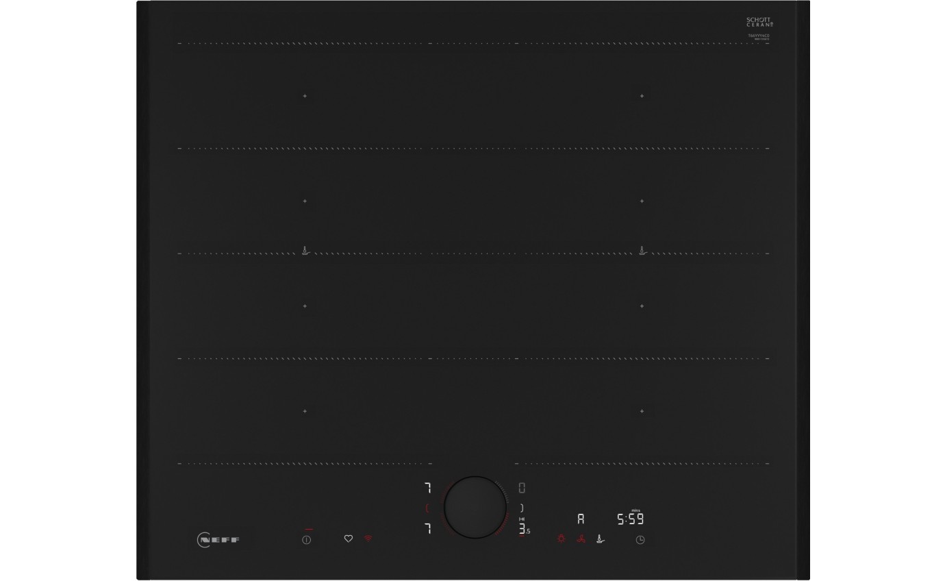 Neff N 90 Flex Induction Cooktop (Deep Black) T66YYY4C0DB / T66YYY4C0 ...