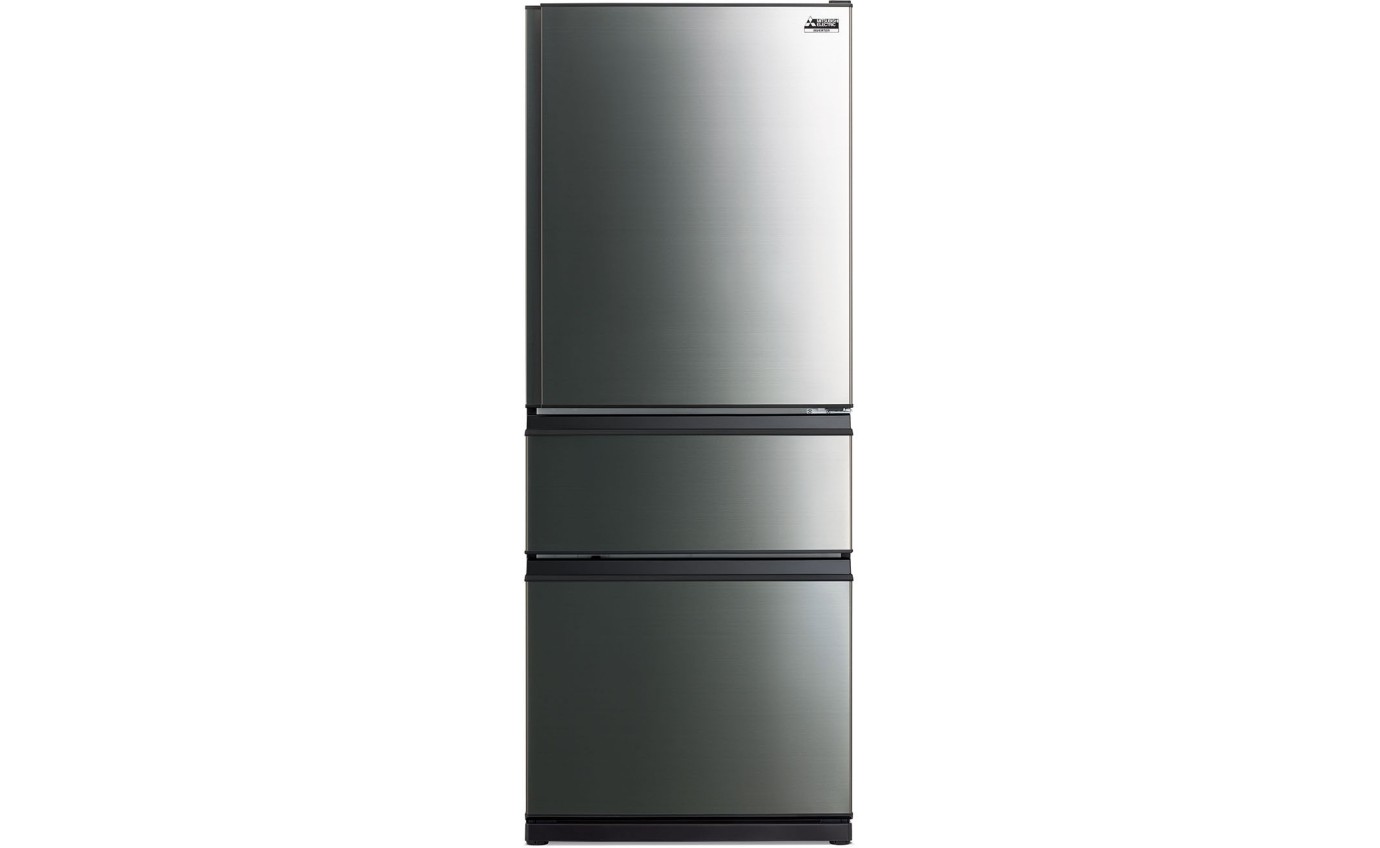 Mitsubishi 450L Bottom Mount Fridge (Black Stainless Steel ...