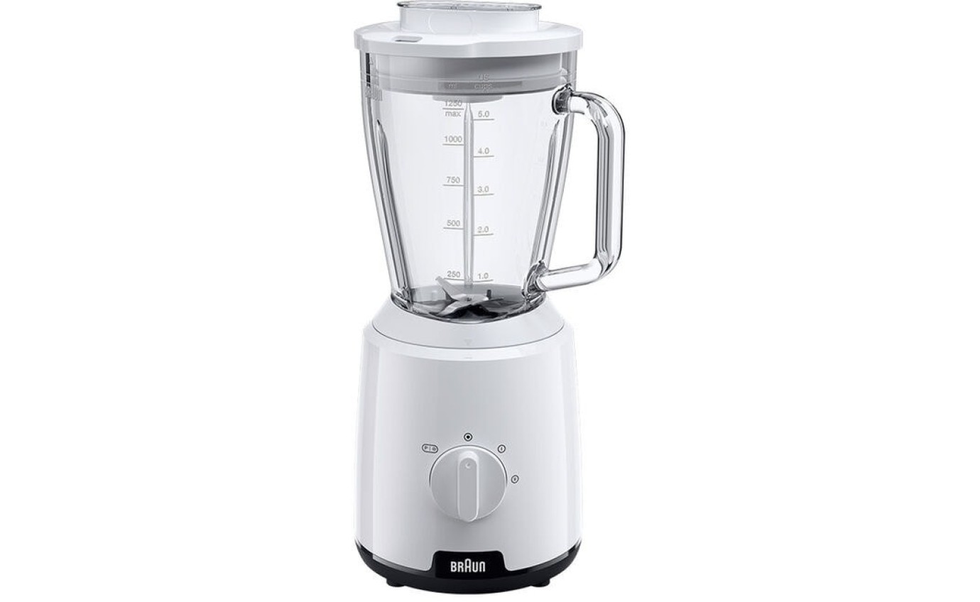 Braun PowerBlend 1 Jug Blender (White) JB1050WH | Retravision