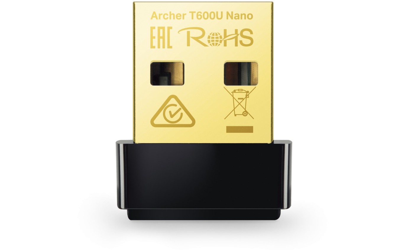 TP-Link AC600 Nano Wi-Fi 5 USB Adapter ARCHERT600UNAN / ARCHER T600U ...