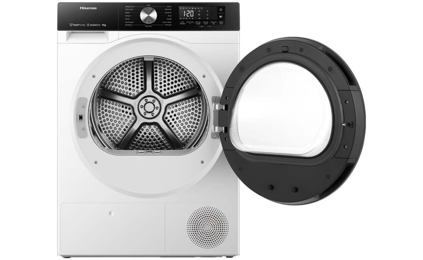 Hisense 8kg Heat Pump Dryer HDFS80HS | Retravision