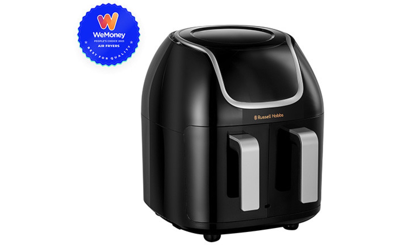 Russell Hobbs Satisfry Snappi Dual Basket Air Fryer RHAF2729S | Retravision