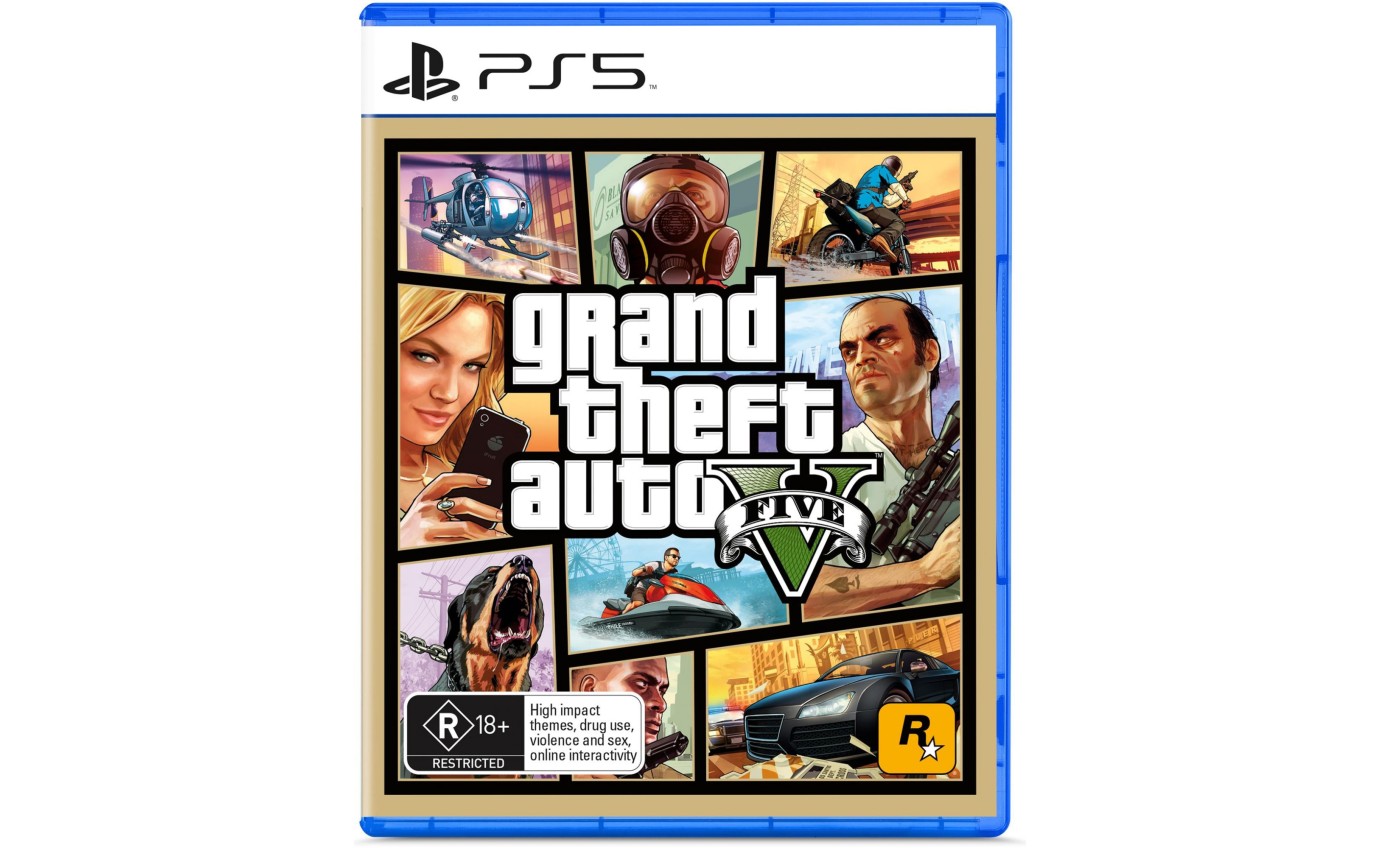 PlayStation PS5 Grand Theft Auto V (R18+) 162975 | Retravision