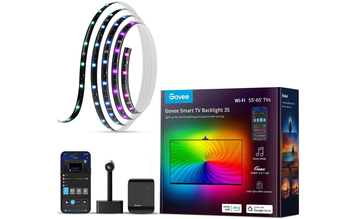 Govee Smart TV Backlight Kit 3S (55"-65") H6098ED1 | Retravision