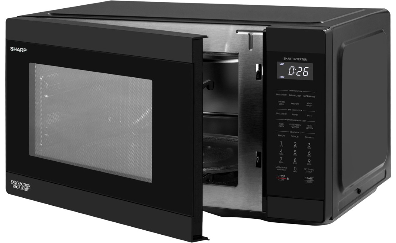 Sharp 26L Microwave with Pro Airfry R265CVAFB | Retravision