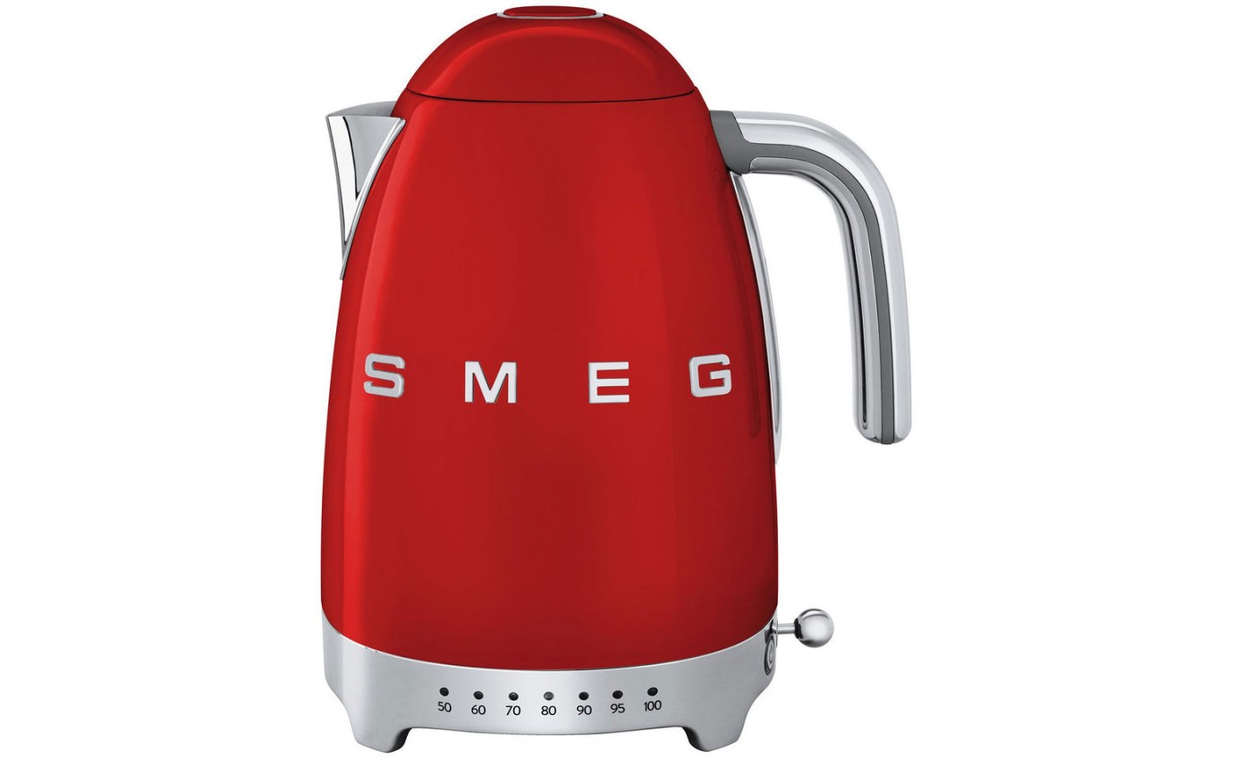 Smeg 50s Retro Style Variable Temperature Kettle (Red) KLF04RDAU ...