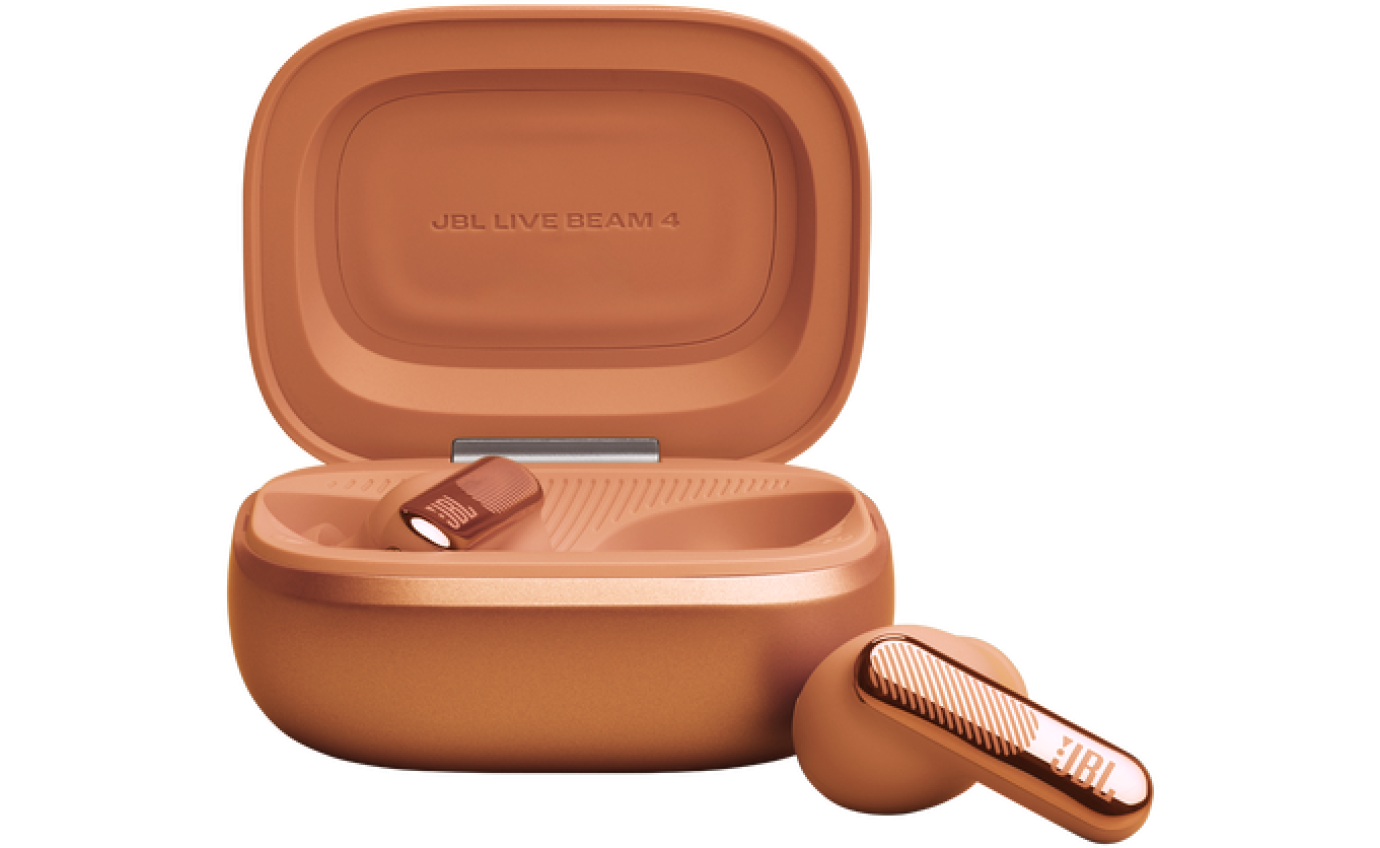 JBL Live Beam 4 True Wireless Noise Cancelling Earbuds (Orange ...