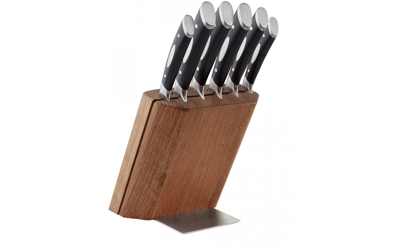 Scanpan Classic 7 Piece Knife Block Set 18185 | Retravision