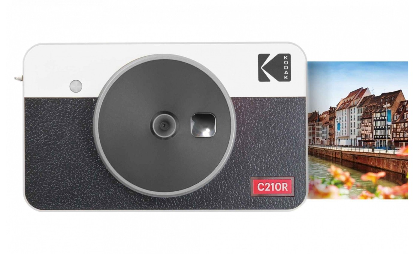 Kodak Mini Shot 2 Retro Instant Camera (Cloud White) C210RW | Retravision