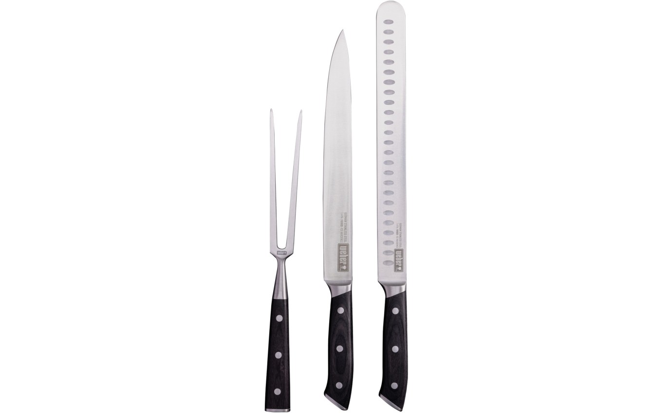 Weber 3 Piece Carving Knife Set 18031 | Retravision